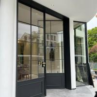 China YATTON Modern Waterproof French Aluminum Doors 5+ Year Warranty for Apartment Hotel Warehouse School Use for sale