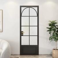 China YATTON Modern Waterproof French Aluminum Doors 5+ Year Warranty for Apartment Hotel Warehouse School Use for sale
