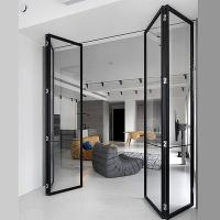 China Aluminum Folding Door Customized Doors Aluminum windows and Door Fabrication Machinery 5-Year Apartment for sale