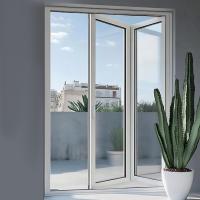 China High Quality Folding Door Aluminum Door and Window Material for Villa  Aluminum Alloy Double-layer Insulated Glass Stylish Easy for sale
