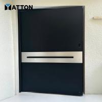 China High-performance Durable Modern Aluminum Pivot Door with Waterproof Feature for Villa & Apartment Use Customizable for sale