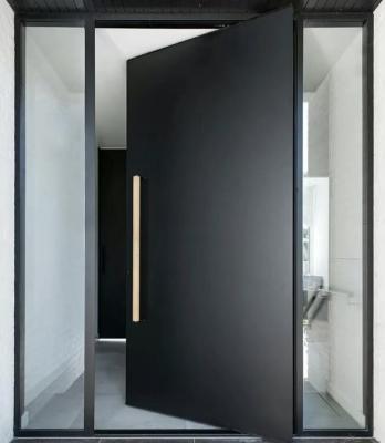 China Professional-grade Luxury Thermal Break Aluminum Alloy Waterproof Modern Pivot Door Fabrication Machinery for Residential Villa for sale
