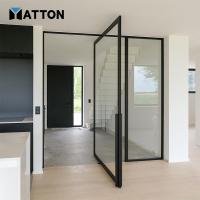 China Modern Aluminum Pivot Door  Thermal Break Aluminum Door for Residential & Commercial Entrance for sale