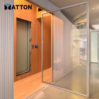 China High Quality Modern Thermal Break Aluminum Pivot Door High End Entry Front Doors with Soundproof Glass for Villa & Apartment for sale