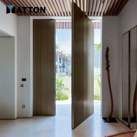 China Luxury Villa Entrance Anti-theft Waterproof Aluminum Pivot Door with Modern Design for Apartment and Residential Use for sale