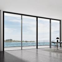 China Modern Soundproof Thermal Insulation Aluminum Frame Double Layered Glass Heavy Sliding Door Interior for Bathroom Kitchen Living for sale