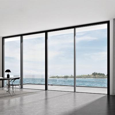 China Soundproof Aluminum Frame Doors  Aluminum Heavy Sliding Door Aluminium Window Making Materials for Residential Building for sale