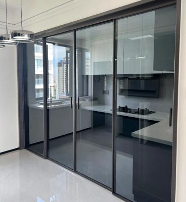 China Heavy Duty High-performance Aluminum Sliding Door Thermal Insulation Hurricane Proof Soundproof Features Kitchen Bedroom for sale