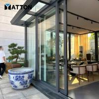 China Interior Modern Sliding Door Stable Structure Easy Operation Windproof Waterproof Thermal Insulation Aluminum Material Long for sale