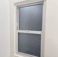 China Modern Design Aluminum Stainless Steel Screen Windproof Soundproof Vertical Sliding Double Hung Windows Easy Operation School for sale