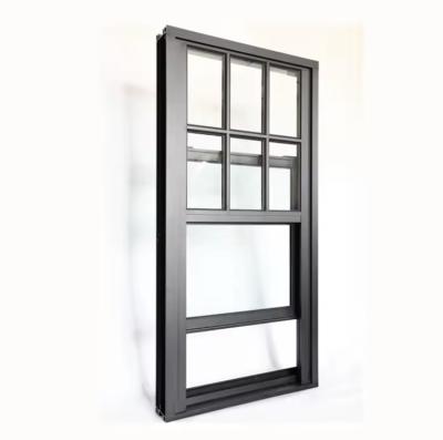 China Aluminum Vertical Sliding Double Hung Windows Modern Design Waterproof Windproof Anti-Corrosion Stainless Steel Total Project for sale