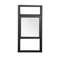 China Modern Design High Quality Aluminum Vertical Sliding Double Hung windows Windproof Feature for Residential School Buildings for sale