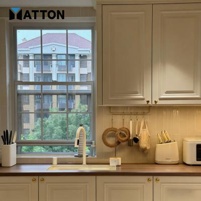 China Wholesale Modern Custom Aluminum Hurricane Impact Vertical Sliding Hung Window for Hotel and Living Room for sale