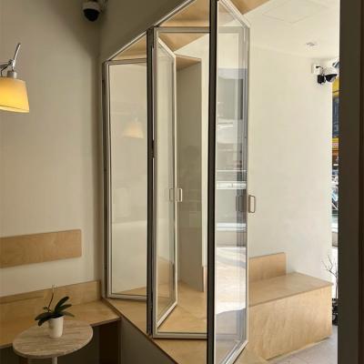 China Professional Modern Kitchen Stainless Steel Screen Aluminum Alloy Frame Soundproof Folding Windows 5-Year Warranty for Window for sale