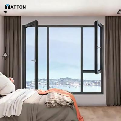 China House Customized Aluminum Casement Window Soundproof New Design Windows Thermal Break for Villas for sale