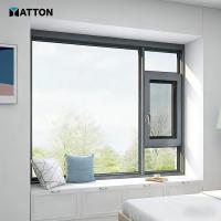 China High Quality Modern Design Hurricane-Resistant Aluminum Alloy Casement Windows Soundproof Double-layer Tempered Bathroom School for sale