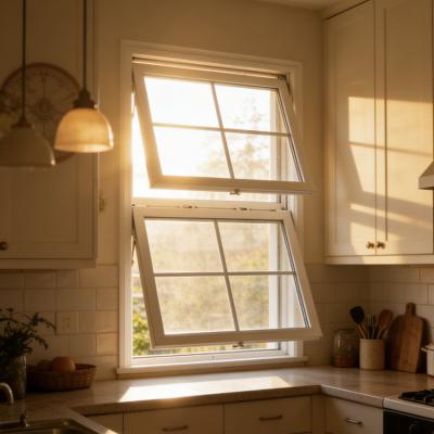 China Modern Aluminum Alloy French Windows Soundproof & Waterproof for Office Building for sale