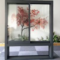 China Customized YATTON Aluminum Sliding Windows Stainless Steel Screen Heat Insulation Modern Design Windproof for Bedroom School Use for sale
