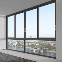China High-Performance Aluminum Casement Sliding Windows Doors Stainless Steel Screen Windproof Function Modern Design for Kitchen Use for sale