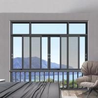 China High-Performance Aluminum Casement Sliding Windows Doors Stainless Steel Screen Windproof Function Modern Design for Kitchen Use for sale