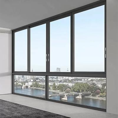China High-Performance Aluminum Casement Sliding Windows Doors Stainless Steel Screen Windproof Function Modern Design for Kitchen Use for sale