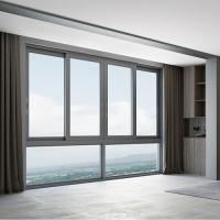 China Customized Modern Aluminum Sliding Windows & Doors with Stainless Steel Screen Windproof for Bedroom and School for sale