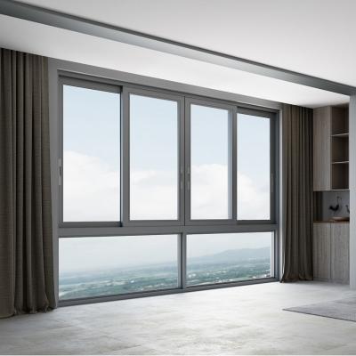 China YATTON High Quality Modern Design Soundproof Windproof Aluminum Sliding Window Stainless Steel Screen for Bedroom Doors for sale