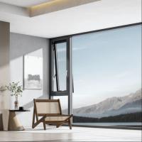 China High Quality Aluminum Alloy Double-layer Tempered Glass Casement Window for Bedroom Doors windows Aluminium Accessories for sale