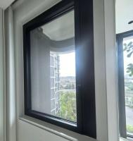 China Custom Modern Aluminum Alloy Casement Windows Doors Double-layer Tempered Glass Magnetic Screen for Bedroom Living Room for sale