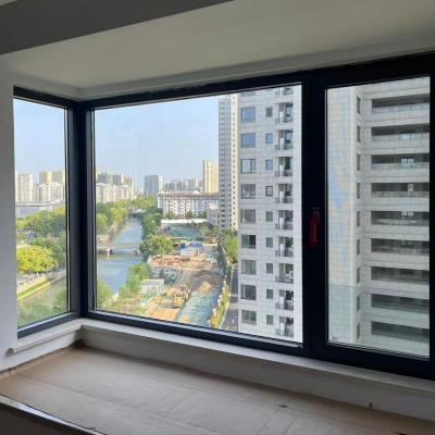 China Modern Aluminum Alloy Casement Windows with Double-layer Tempered Glass Soundproof for Bedroom Bathroom & School for sale
