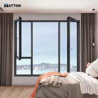 China Modern Aluminum Casement Windows Aluminium Material for windows and Double-layer Tempered Glass for Home for sale