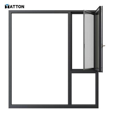 China Modern Aluminum Casement Windows Aluminium Material for windows and Double-layer Tempered Glass for Home for sale