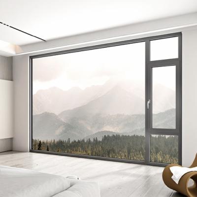 China Wholesale Modern Aluminum Casement Window Low Maintenance Corrosion Resistant Soundproof Double-layer Tempered Glass for Bedroom for sale