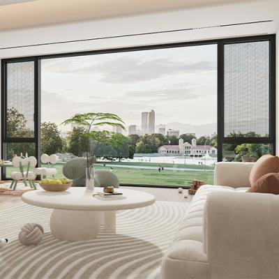 China Customizable Casement Window Aluminium windows and Doors Materials Double-layer Tempered Glass-Thermal Insulation Anti-Theft for sale