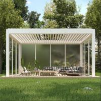 China Durable Aluminum Opening Roof Pergola Pavilion-Waterproof Eco-Friendly Wind Resistant Anti-Corrosion Low-Maintenance for sale