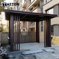 China Aluminum Pergola Outdoor Gazebo Moden Pergola Hot Selling Product Garden Gazebos Bioclimatic Motorized Various Size for sale