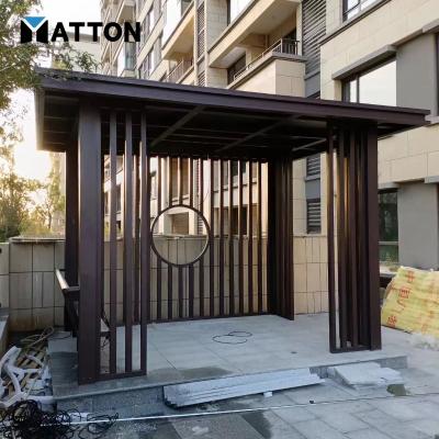 China Aluminum Pergola Outdoor Gazebo Moden Pergola Hot Selling Product Garden Gazebos Bioclimatic Motorized Various Size for sale