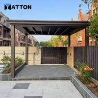 China Easily Assembled Waterproof Garden Yard Gazebos Modern Outdoor Bioclimatic Aluminum Alloy Pergola for sale
