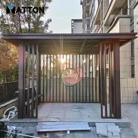 China Outdoor Aluminum Frame Hotsale Customized Modern Outdoor Modern Style Waterproof Patio Pergola Gazebo for Sale for sale