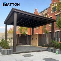 China Aluminum Adjustable Pergola Outdoor Adjustable Waterproof Motorized Garden Gazebo Aluminum Luxury Customized Outdoor Pergola for sale