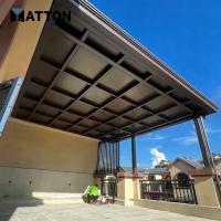 China Aluminum Adjustable Pergola with Good Sound Insulation and Heat Insulation Effect, Support Personalized Customization for sale