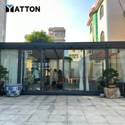 China High Quality YATTON Luxury Modern Retractable Prefabricated Custom Garden Sunrooms Laminated Impact-Resistant Glass Waterproof for sale