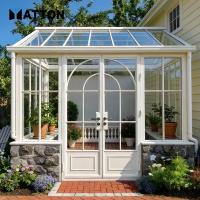 China Modern Design Aluminum Freestanding Sunroom & Glass Houses Easy to Install Victorian Conservatory for Villas Residential for sale