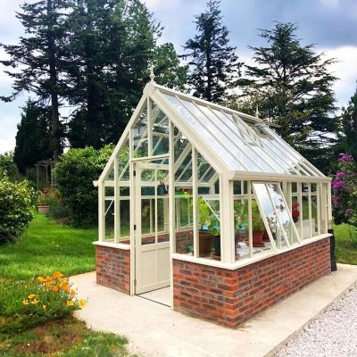 China Aluminum Glass Conservatory Prefabricated Sunroom Patio Enclosure Garden Construction Durable Aluminum Alloy for sale
