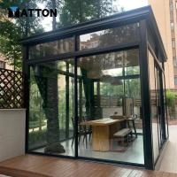 China High Quality Sun Room House Customized Modern Design Aluminum Sun Room Good Profile Aluminium Conservatory for Villas for sale