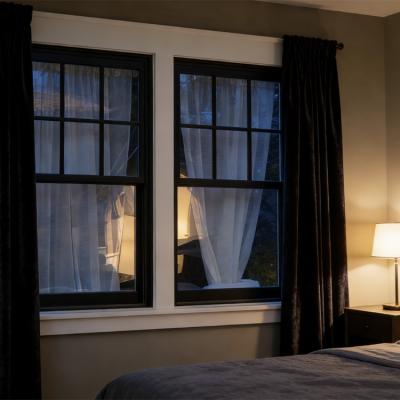 China Aluminum Vertical Sliding Double Hung windows Moisture-Proof Soundproof Suitable for Bathrooms Residential Apartments Affordable for sale