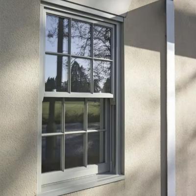 China Premium-grade Corrosion-resistant Aluminum Vertical Sliding Double Hung Windows Modern Windproof External Stainless Steel for sale