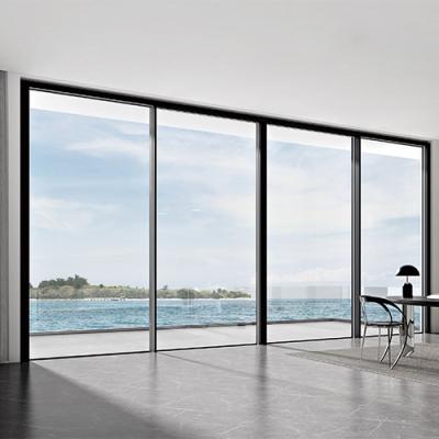 China High Quality Modern Interior Aluminum Sliding Door with Thermal Insulation Double Layered Glass for School Use 5+ Year Warranty for sale
