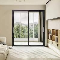 China High Quality Custom Modern Waterproof Aluminum Heavy Sliding Door Thermal Insulation Interior 5-Year Warranty for Bathroom for sale