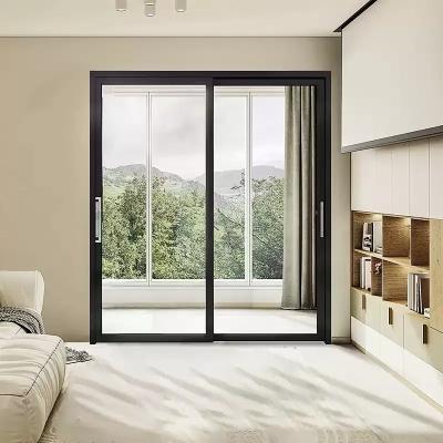 China Hot Selling Modern Interior Sliding Door with Waterproof Aluminum Alloy Sound & Thermal Insulation for Bathroom and Kitchen for sale